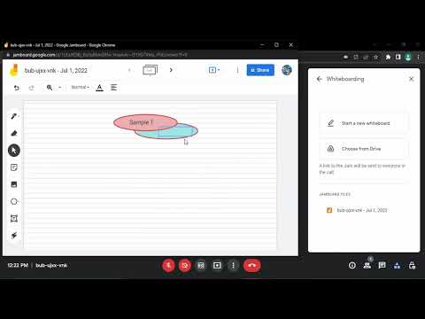 How To Use Jamboard In Google Meet | How To Use Google Jamboard As A Whiteboard In Google Meet