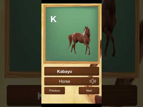 Horse 🐎 in Tagalog #shorts #fyp #foryou #translation