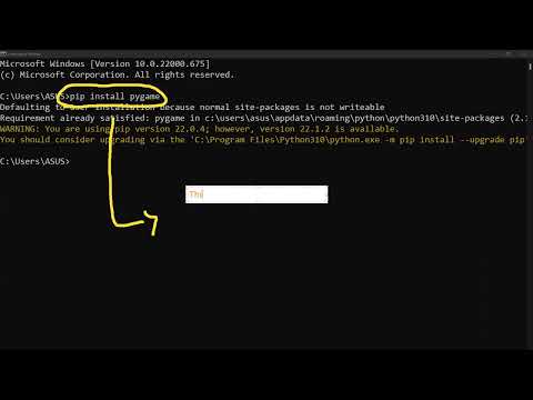 Quick fix: How to run pip package installation in the cmd (Python)(Windows)