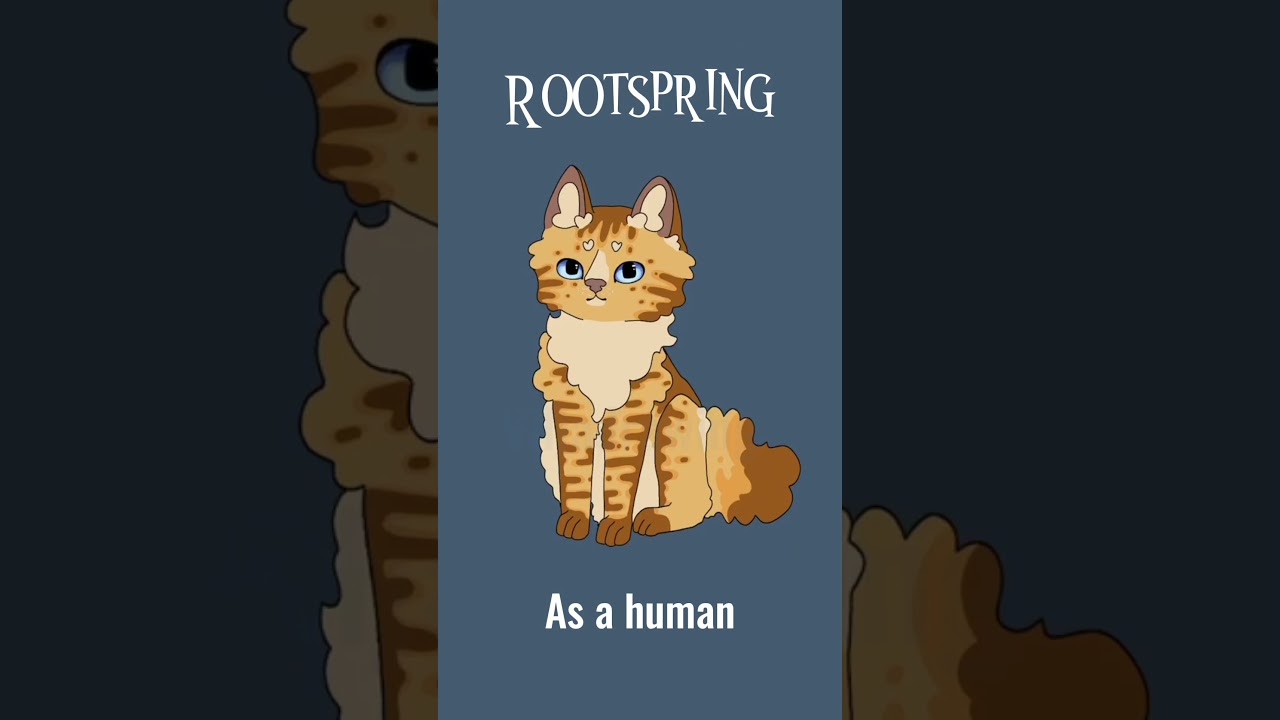 ROOTSPRING if he was a HUMAN - Warrior cats #art #trend #cat #warriorcats #digitalart