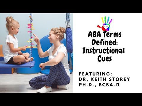 ABA Terms Defined: Instructional Cues