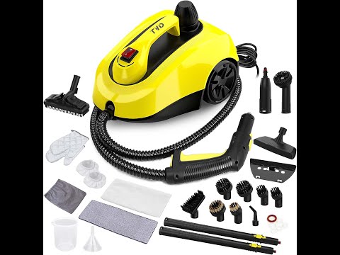 TVD Steam Cleaner, Heavy Duty Canister Steamer with 26 Accessories, Steam Mop