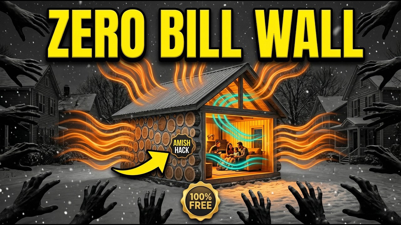 How the Amish Build a Wall That Heats Any Home for Free — This Is the Exact System They Use