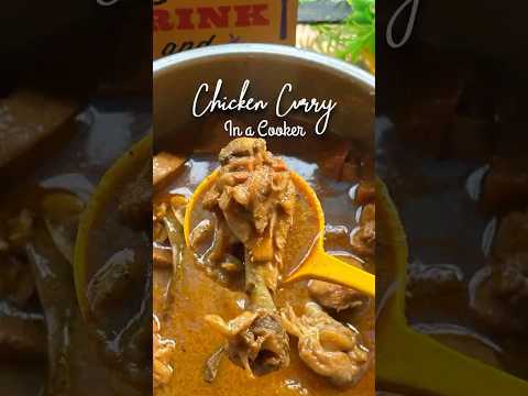 The only recipe you need on a lazy day - Chicken Curry (Jhol) in a pressure cooker #recipes