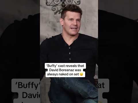 'Buffy' Cast Reveals That David Boreanaz Was Always Naked on Set 😮