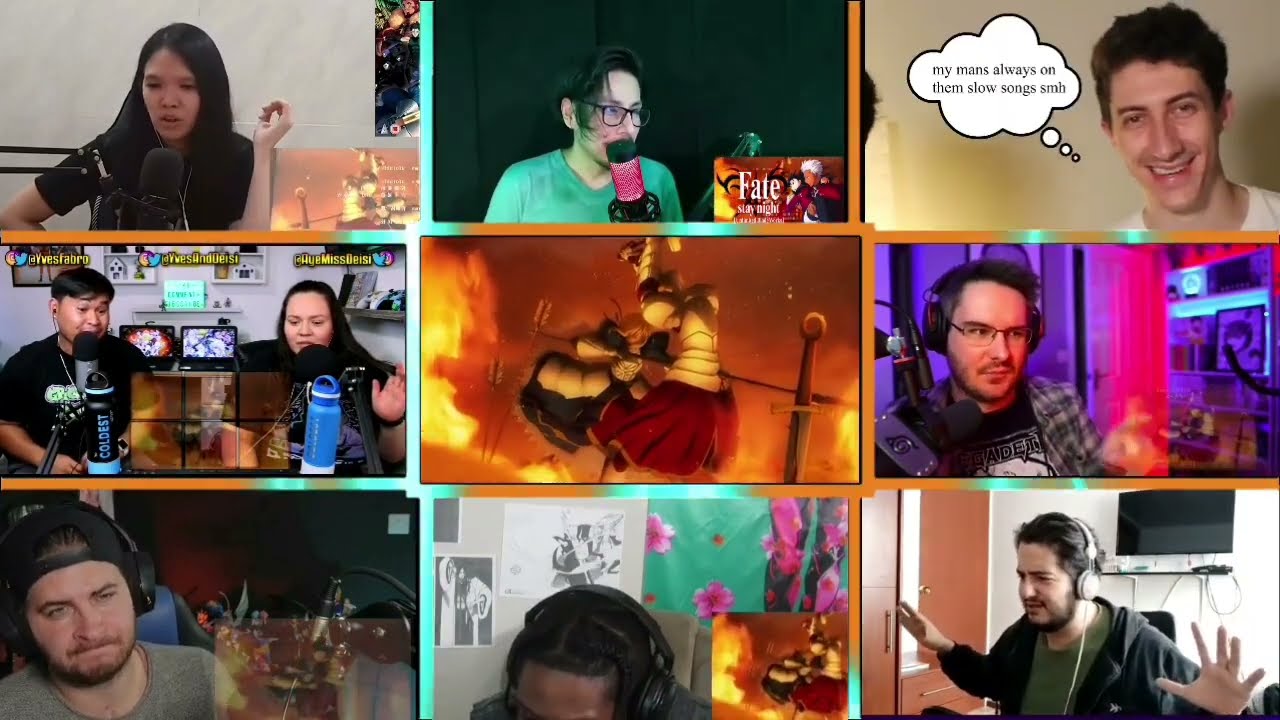 Fate Zero ending 1 reaction mashup