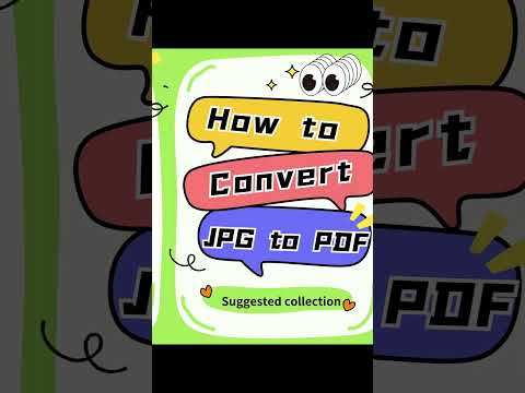 How to Convert JPG to PDF?One website! #pdf #jpg #fyp #convert