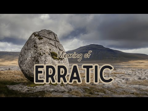 What is the meaning of Erratic?