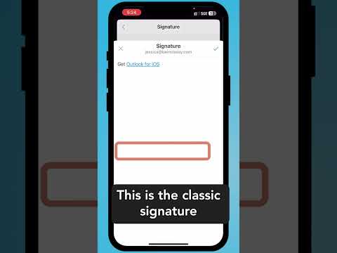 Customize your Email Signature in Outlook on your iPhone or iPad