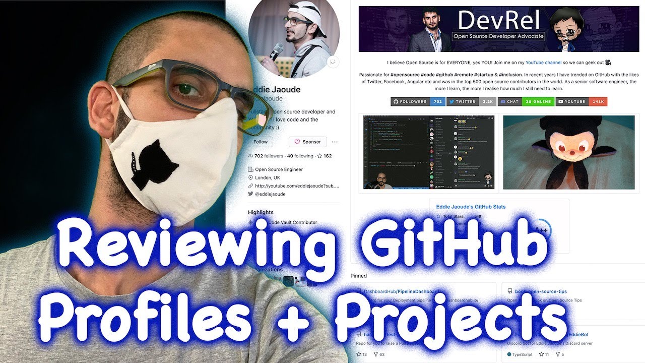 GitHub profile & open source project reviews #OpenSource #DevRel