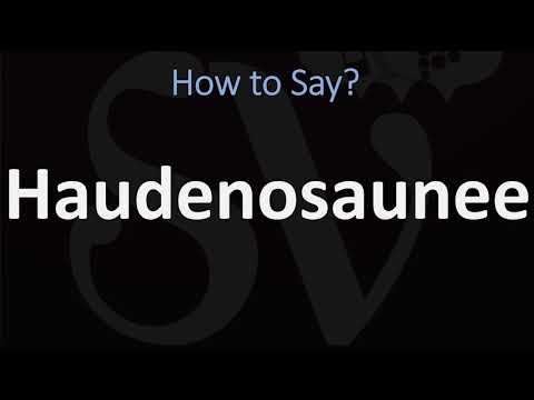 How to Pronounce Haudenosaunee? (CORRECTLY)