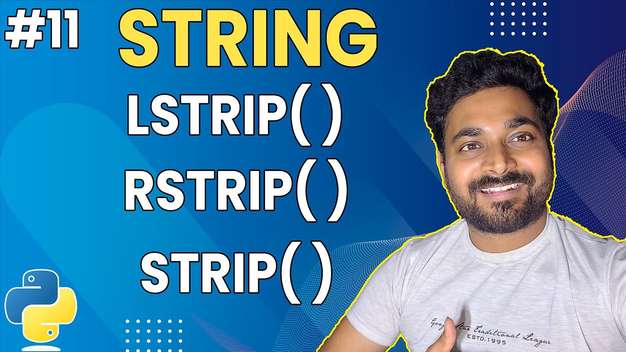 Strip Strings | Python Basics #11