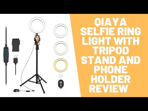 QIAYA Selfie Ring Light with Tripod Stand and Phone Holder Review.  📌  [Is It Worth Buying?]