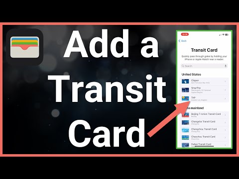 How To Add Transit Card To Apple Wallet