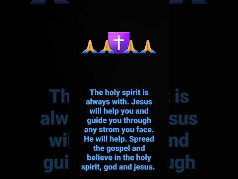 beleive in jesus god holy spirit allof them and spread the gospel!
