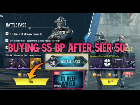 CODM BUYING BATTLE PASS ON TIER 50 WILL GIVE YOU ALL REWARDS 4 EPIC CHARACTER 5 EPIC WEAPONS EMOTE A