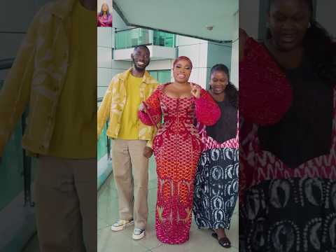 Nigerian fashion designer, Veekee James shows off the stunning outfit from one of her designers. Aww