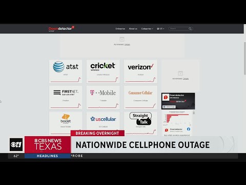 Cell phones across the U.S. without service due to outage