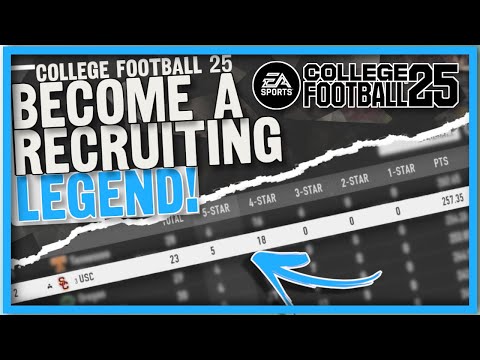 How to Get The Best Recruiting Class in College Football 25