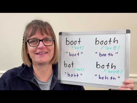 How to Pronounce Boot, Booth, Bot and Both