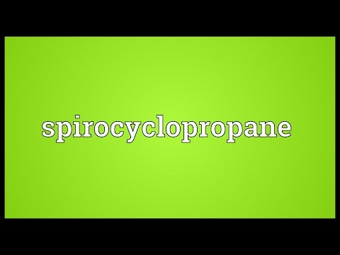 Spirocyclopropane Meaning
