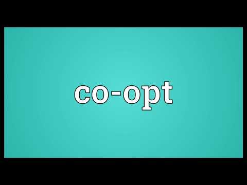 Co opt Meaning