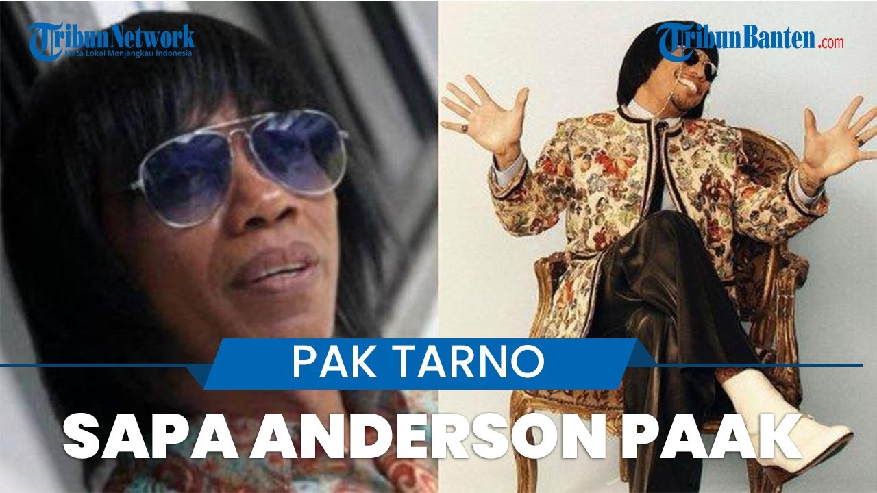 Pak Tarno: Hello Anderson Paak, You and Me Twin Kata, seusai Fotonya ...