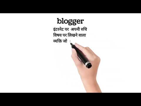 Blogger means