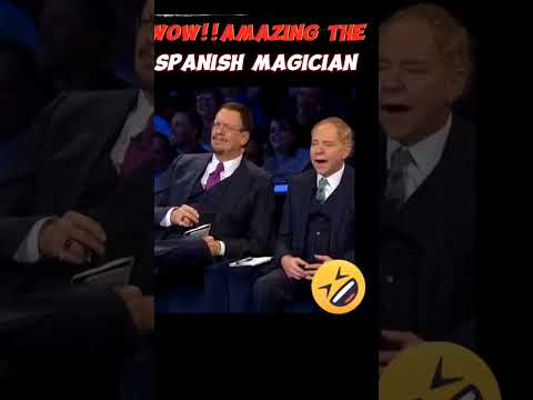 Wow amazing the spanish magician π€£#shorts #funny #viral #comedy #shortvideo #magic #spain #fyp #fy