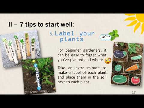 Training on horticulture