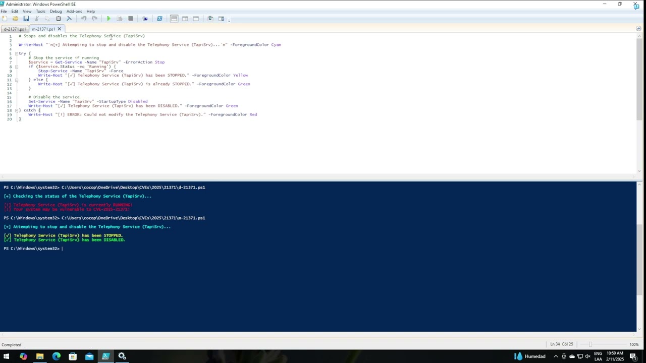 Windows Telephony Service Remote Code Execution Vulnerability ...