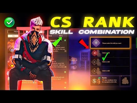 CS ranked Combination 2025 | Best Character Combination in Free Fire | Best Combination for CS rank