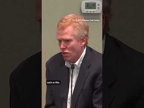 Alex Murdaugh denies killing his wife and son #Shorts