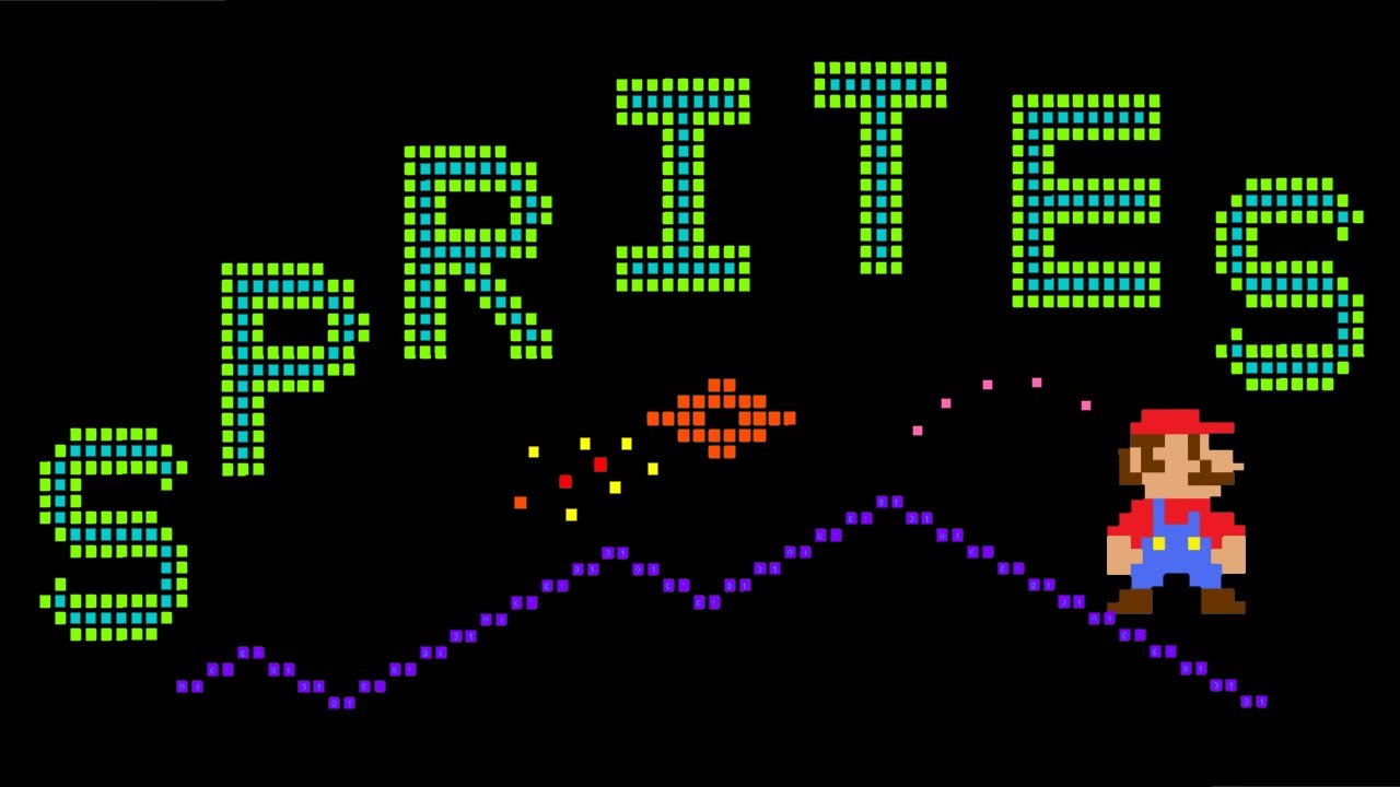 How Sprites saved Video Games in the 1980s.  Hardware Sprite Generation, Software Techniques