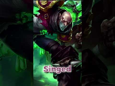 Use this simple Singed trick to dominate lane #guide #leagueoflegends #singed