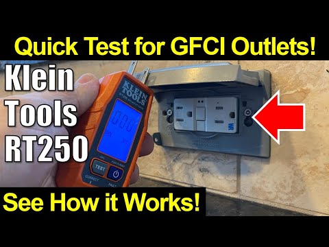 ⚡ See How it Works! Klein Tools GFCI Plug Tester RT250