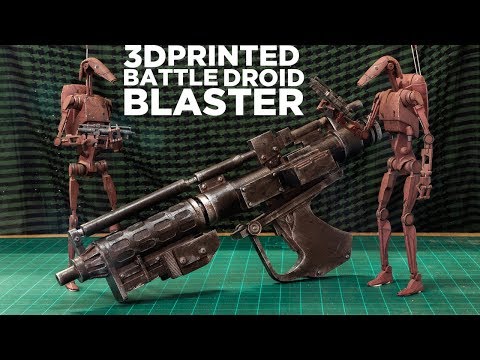 ⭐ Star Wars Battle Droid Blaster・ STL File for ・Cults
