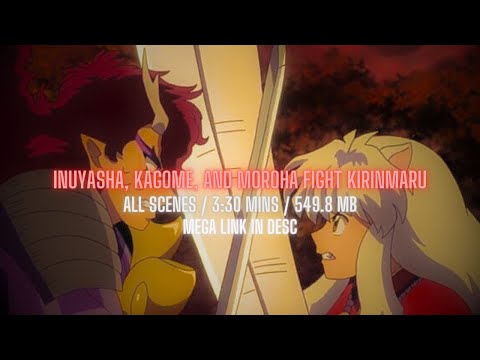 Inuyasha, Kagome, and Moroha fight Kirinmaru[Yashahime dubbed]