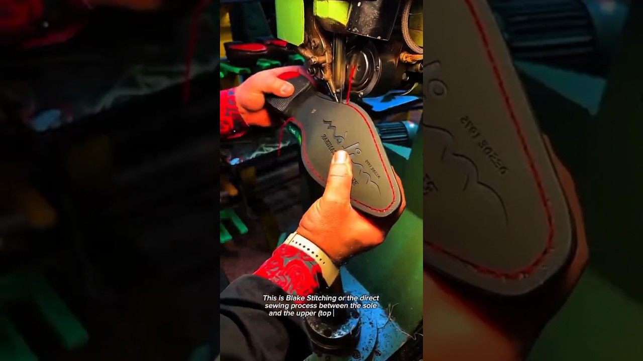 Precision Sole Stitching
