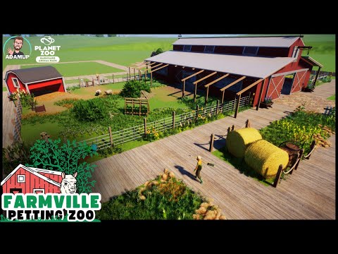 Building A Petting Zoo In Planet Zoo | Farmville Zoo Part 1 |