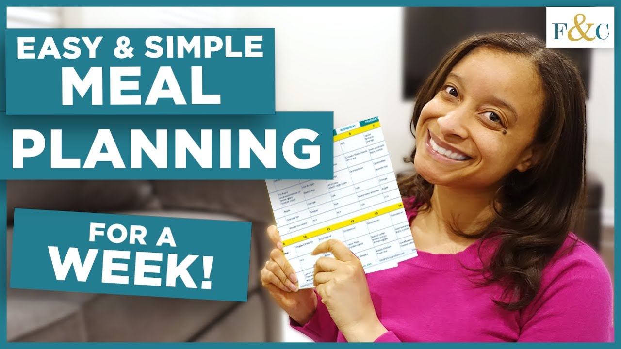 How I Meal Plan for a Week | Easy & Simple Meal Planning | Frolic & Courage