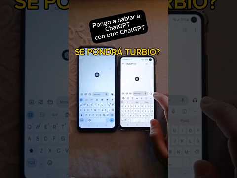 UNA IA HABLANDO CON OTRA IA #ia #chatgpt #ai #artificialintelligence #inteligenciaartificial