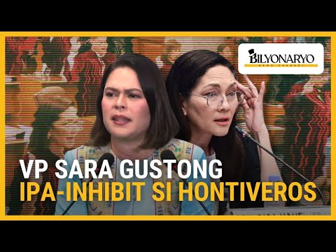 Hontiveros, pinag-i-inhibit ni VP Sara sa kaniyang impeachment | Agenda