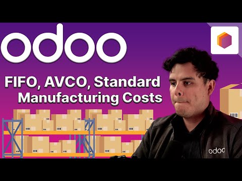 FIFO, AVCO, Standard — Manufacturing Costs | Odoo Inventory