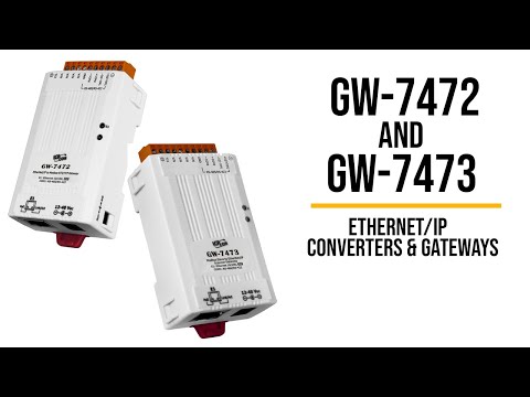 GW-7472 + GW-7473: EtherNet/IP Converters and Gateways | ICP DAS USA