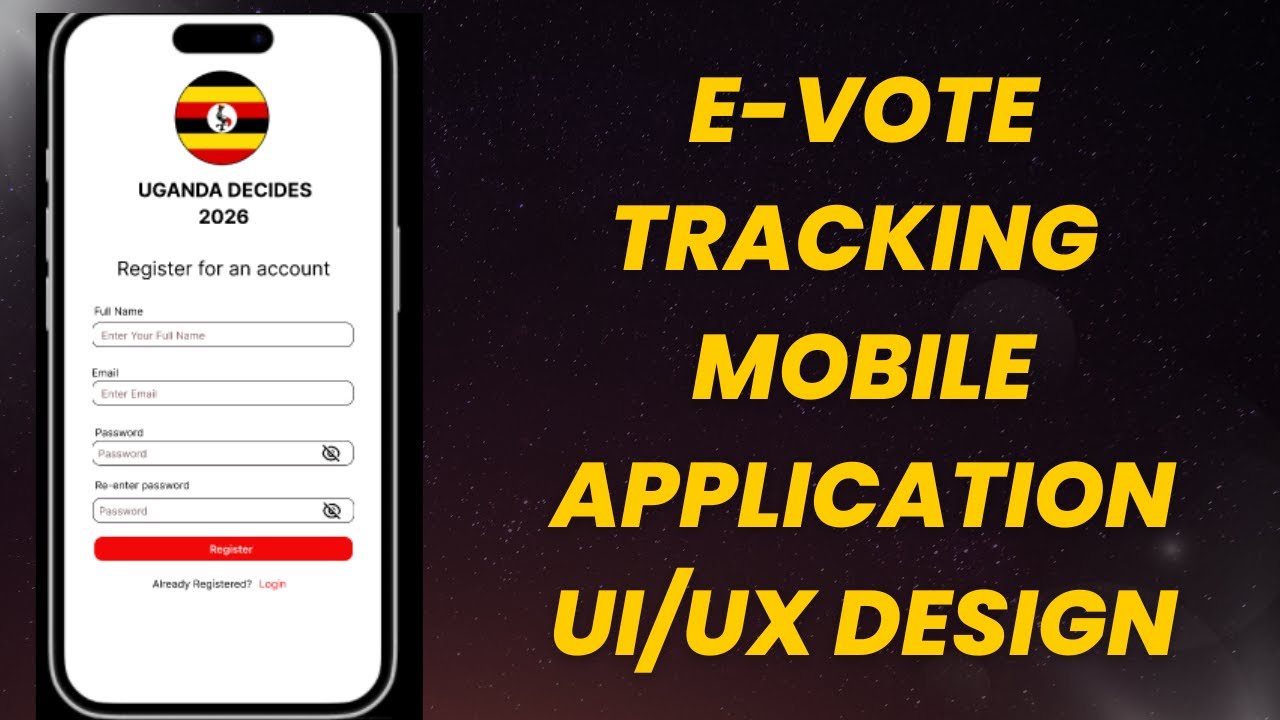 E-Vote Tracking Mobile App UI Design | Figma UI/UX Walkthrough