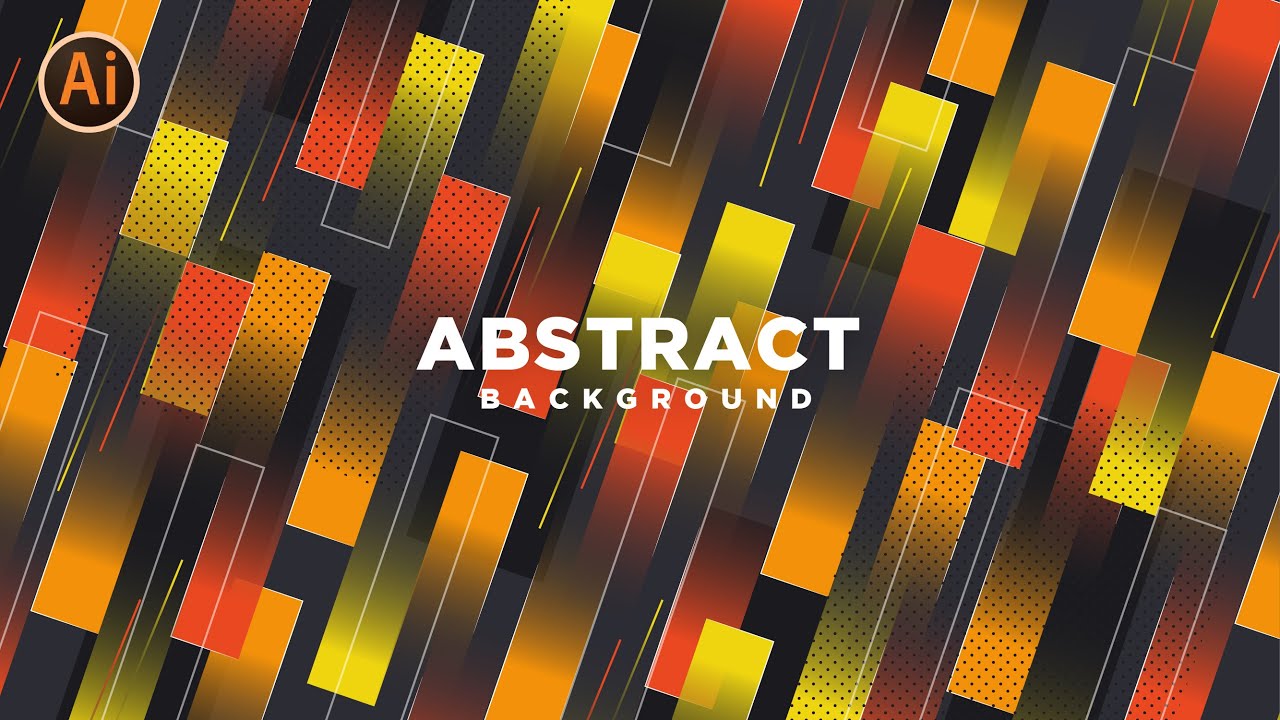 Modern Abstract Background | Adobe Illustrator Tutorial