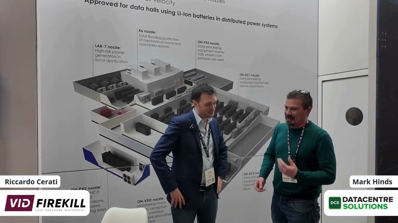 DCS talks to VID Firekill at DCW 2025 | Data Centre Solutions