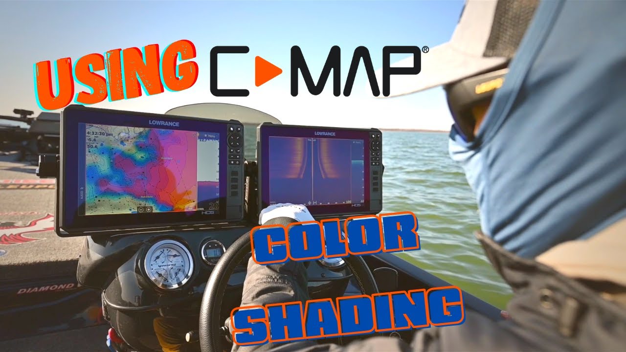 Activating C-Map Color Shading on Lowrance