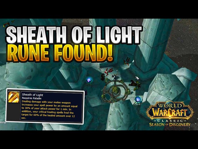WoW Classic Season of Discovery: All known Paladin Runes and where to ...